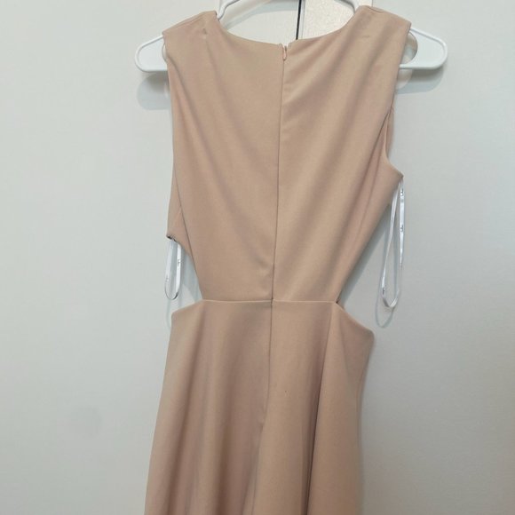 Lulus | Dresses | Lulus Toast To You Blush Cutout Skater Dress | Poshmark
